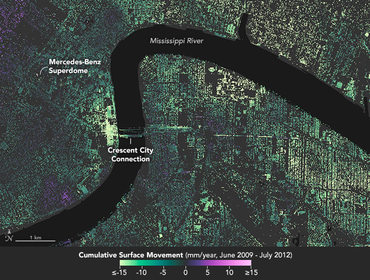 New Orleans sinking EO image 2.png | NASA Applied Sciences